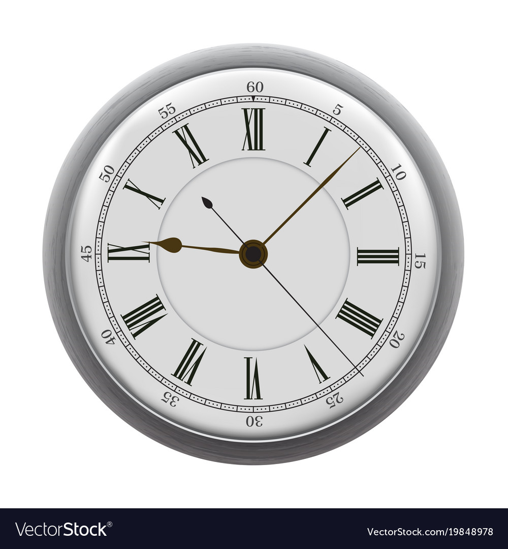 Clock Royalty Free Vector Image - VectorStock