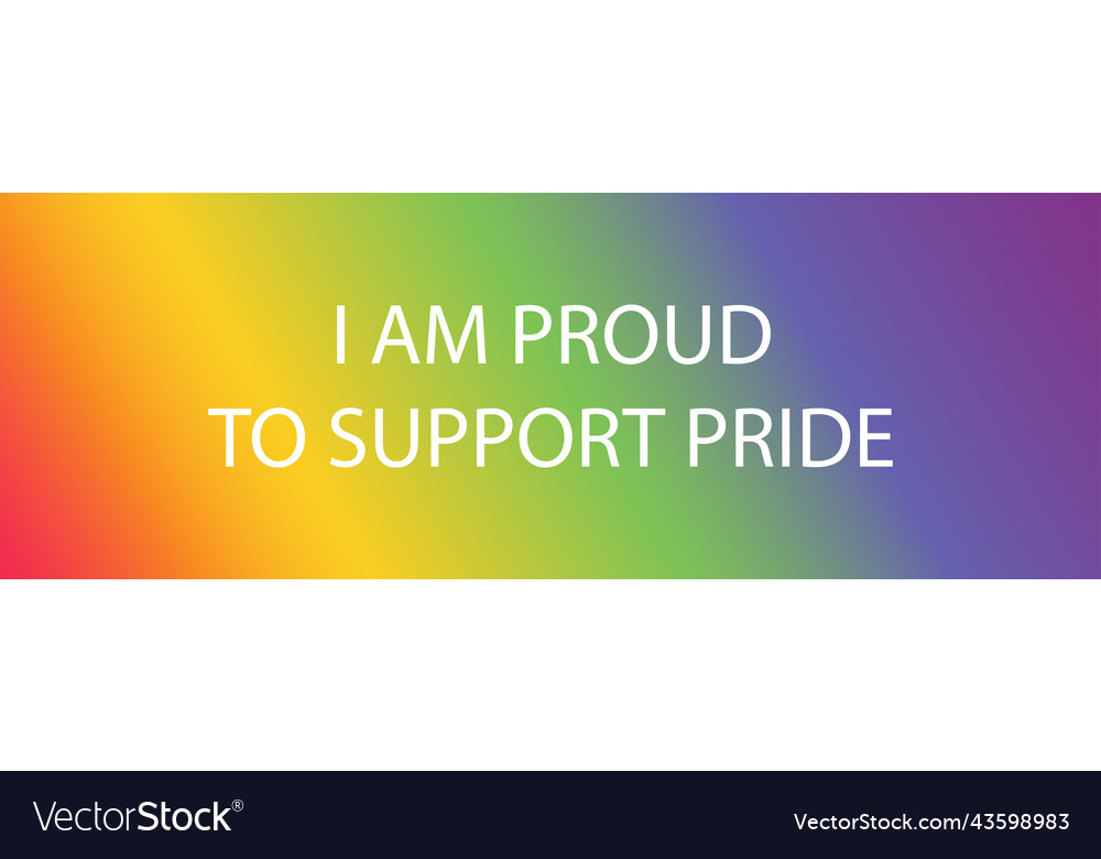 Gradient background with pride month Royalty Free Vector