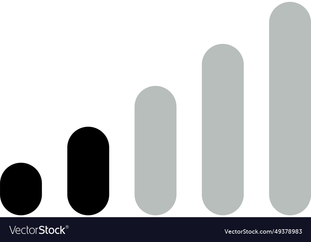 Wifi wireless internet signal flat icon symbol Vector Image