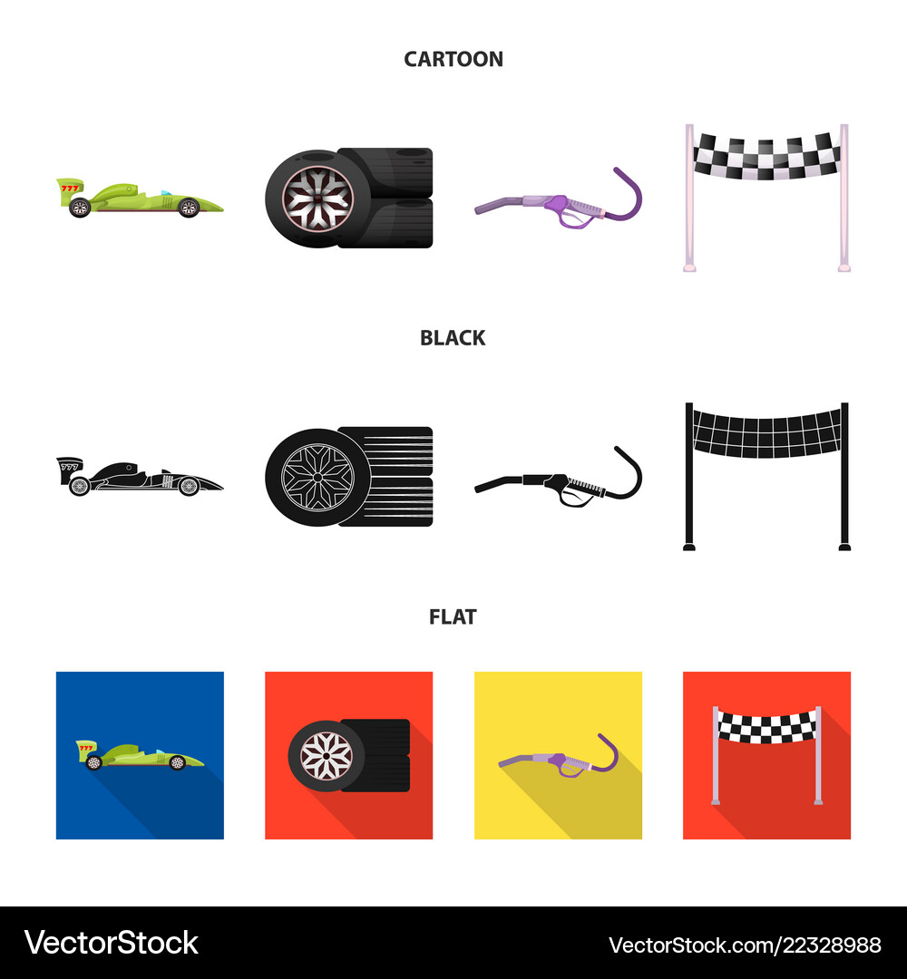 Car and rally icon Royalty Free Vector Image - VectorStock
