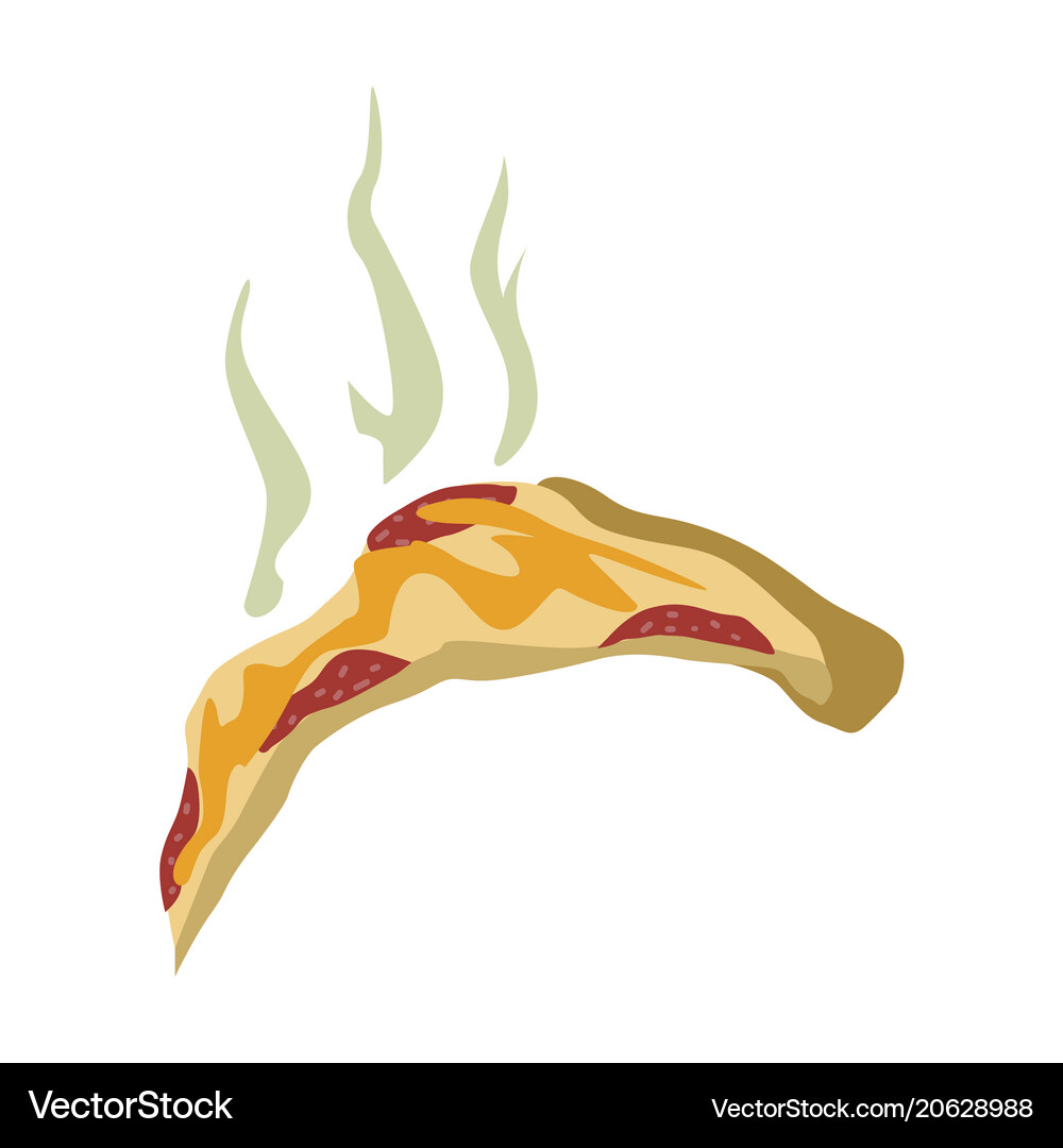 Rotten Pizza Waste Royalty Free Vector Image - VectorStock