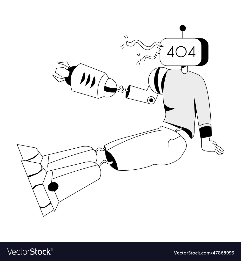 404 Issue Royalty Free Vector Image Vectorstock