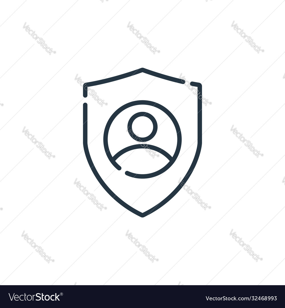 Google icon editable stroke linear Royalty Free Vector Image