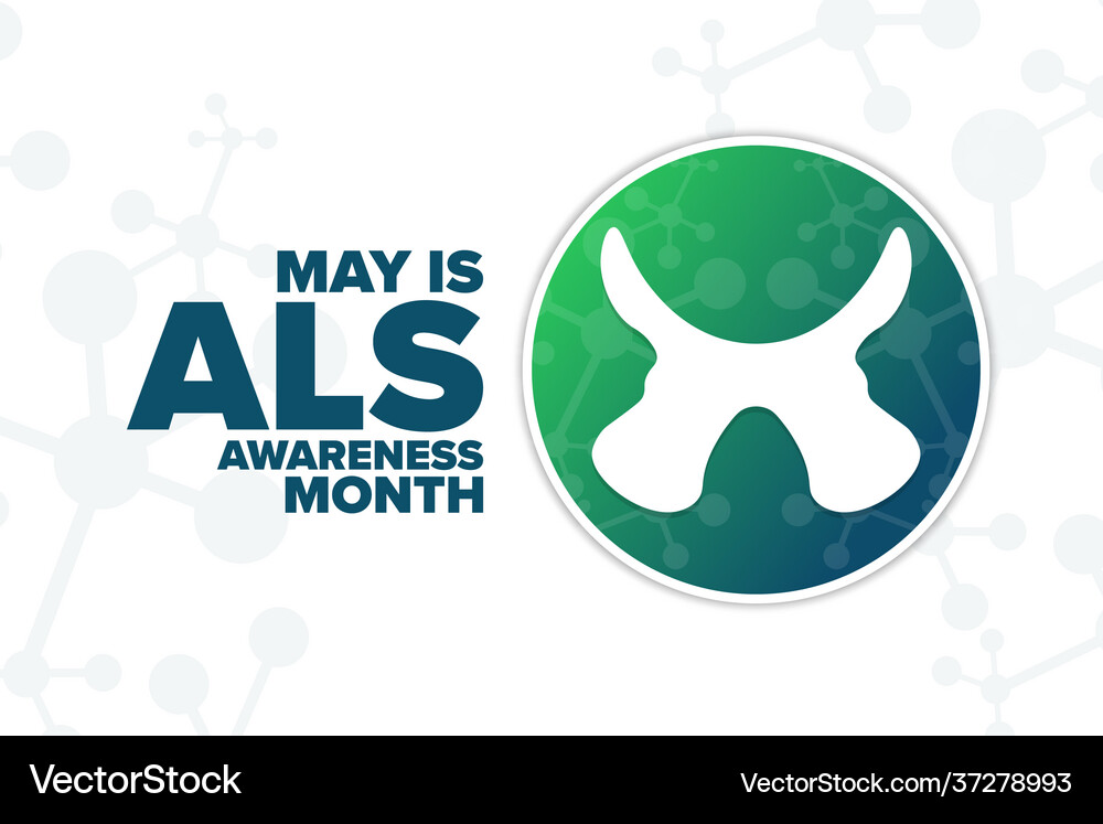 May is als awareness month holiday concept Vector Image