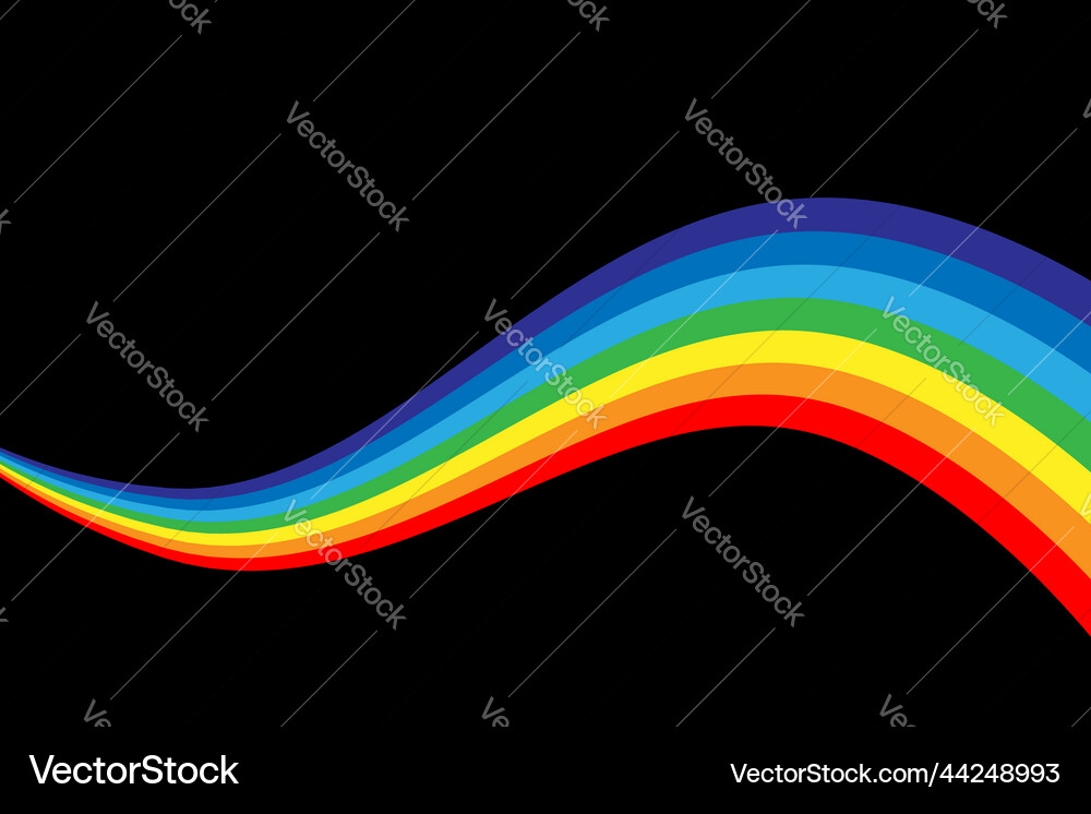 Rainbow colorful abstract design color graphic Vector Image