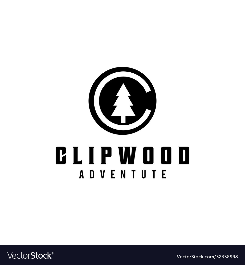 Abstract pine tree Royalty Free Vector Image - VectorStock