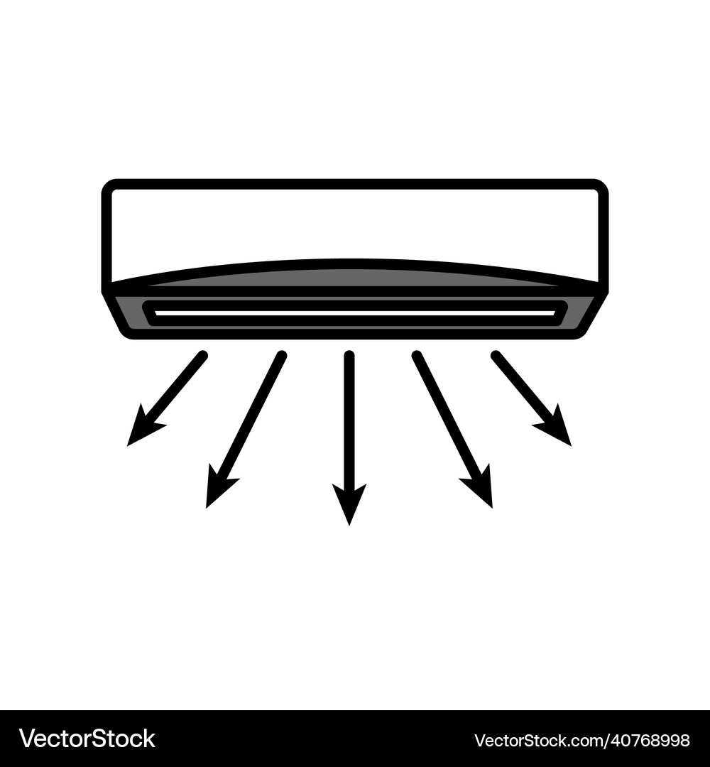 Air conditioner Royalty Free Vector Image - VectorStock