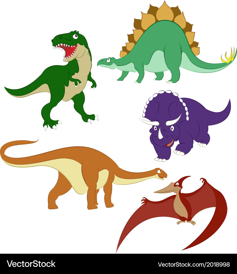 Dinosaurs Royalty Free Vector Image - VectorStock