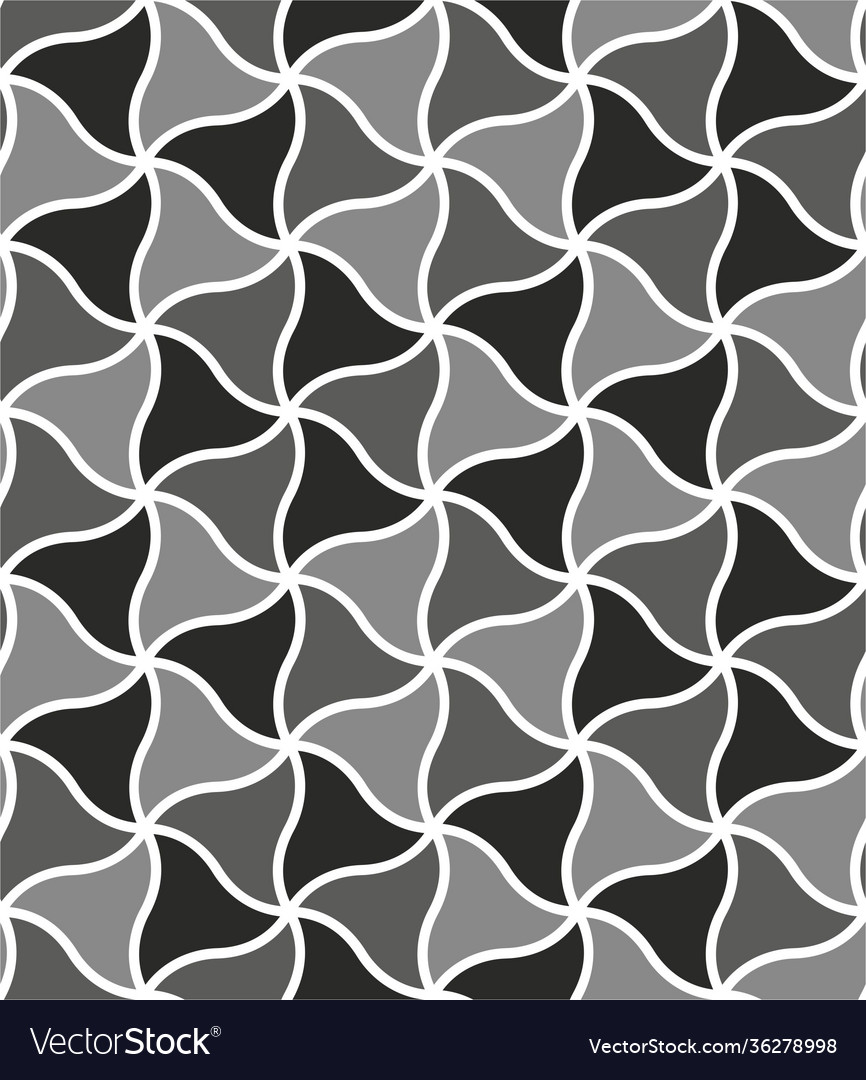 Geometric pattern from smooth lines Royalty Free Vector