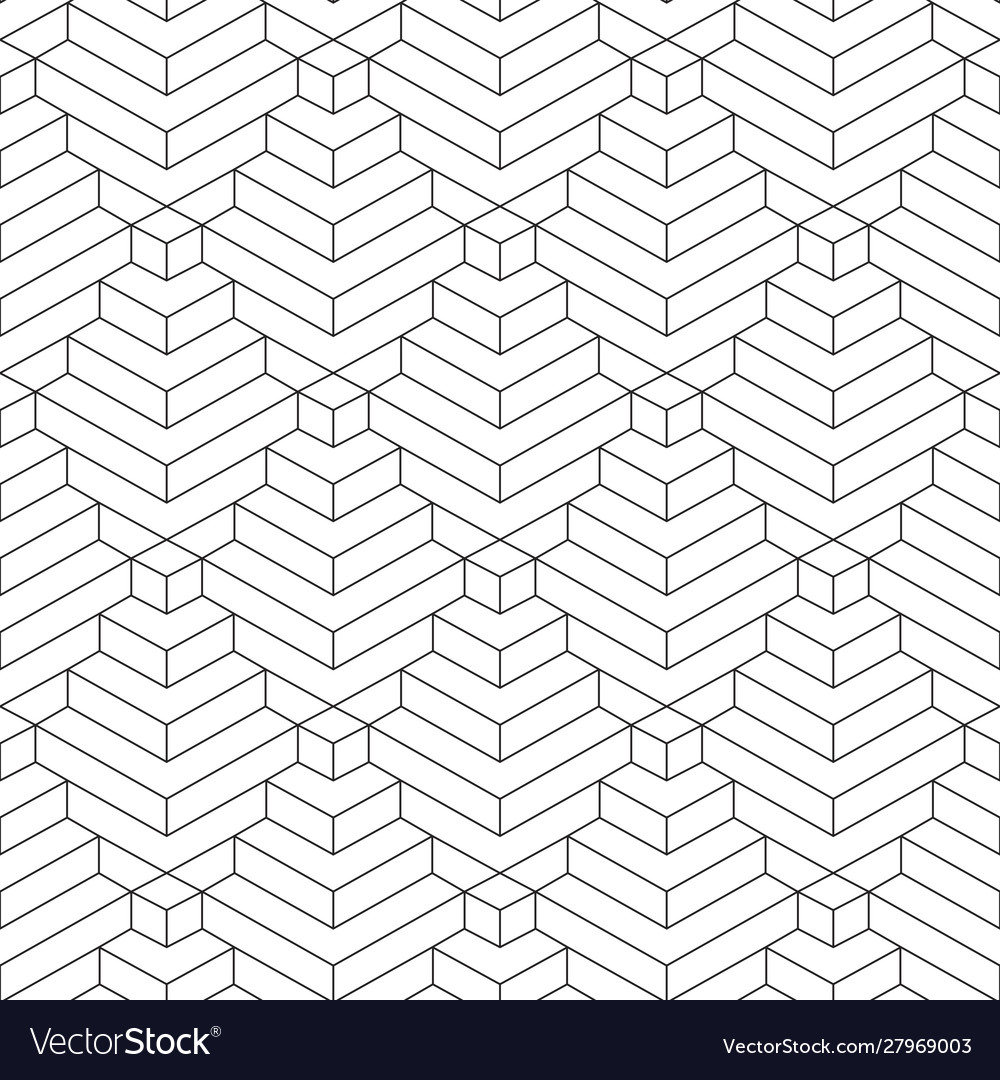 Abstract geometric seamless linear pattern Vector Image Abstract geometric seamless linear pattern Vector Image