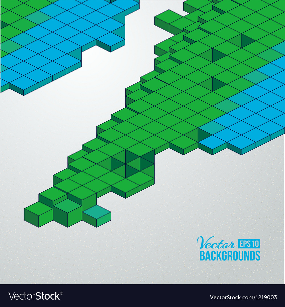 Background of cubes Royalty Free Vector Image - VectorStock