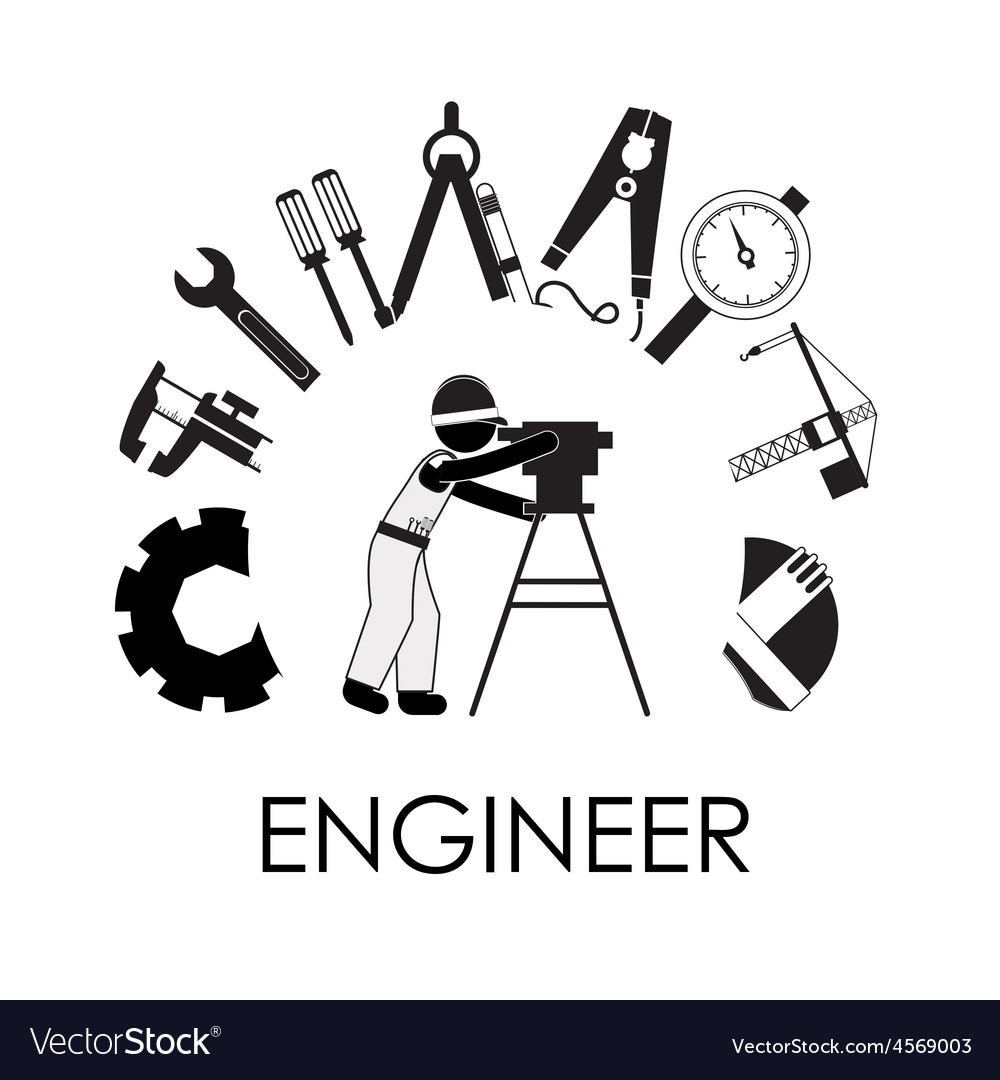 Engineer design Royalty Free Vector Image - VectorStock