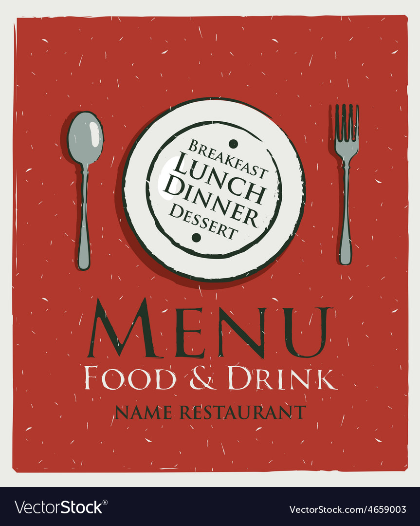 Menu Royalty Free Vector Image - VectorStock