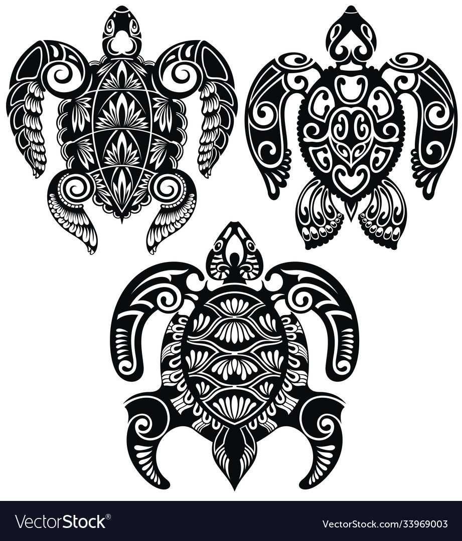 Turtle designs Royalty Free Vector Image - VectorStock