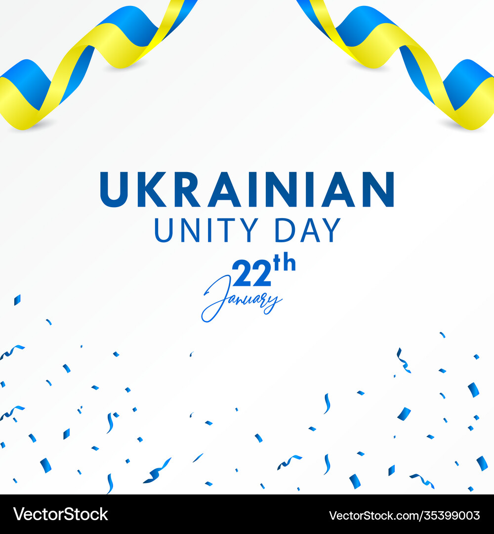 Ukraine unity day design for banner print Vector Image