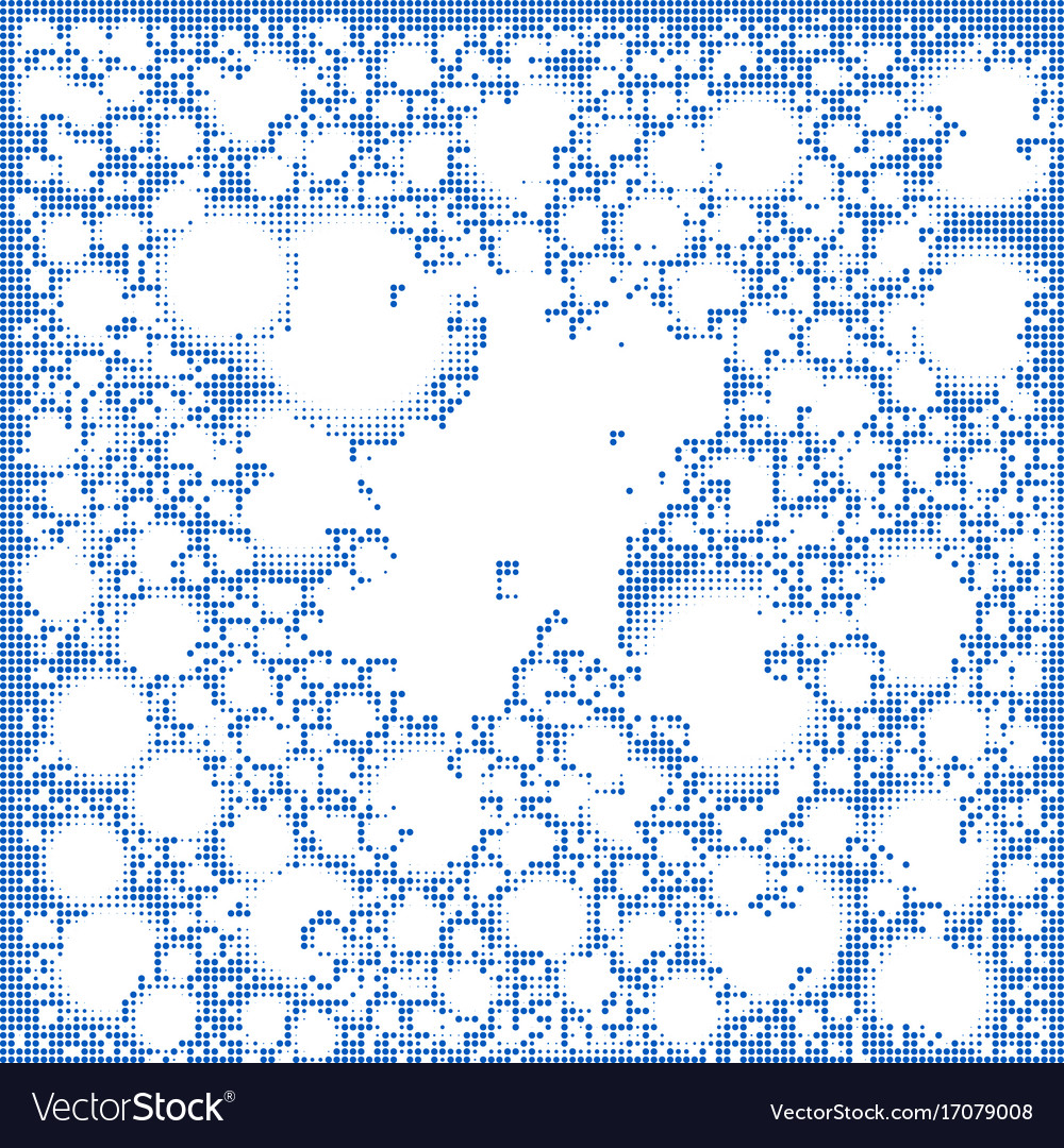 Abstract halftone pattern Royalty Free Vector Image