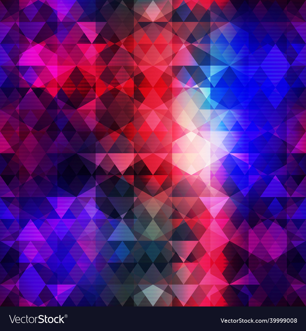 Dark mosaic seamless pattern Royalty Free Vector Image