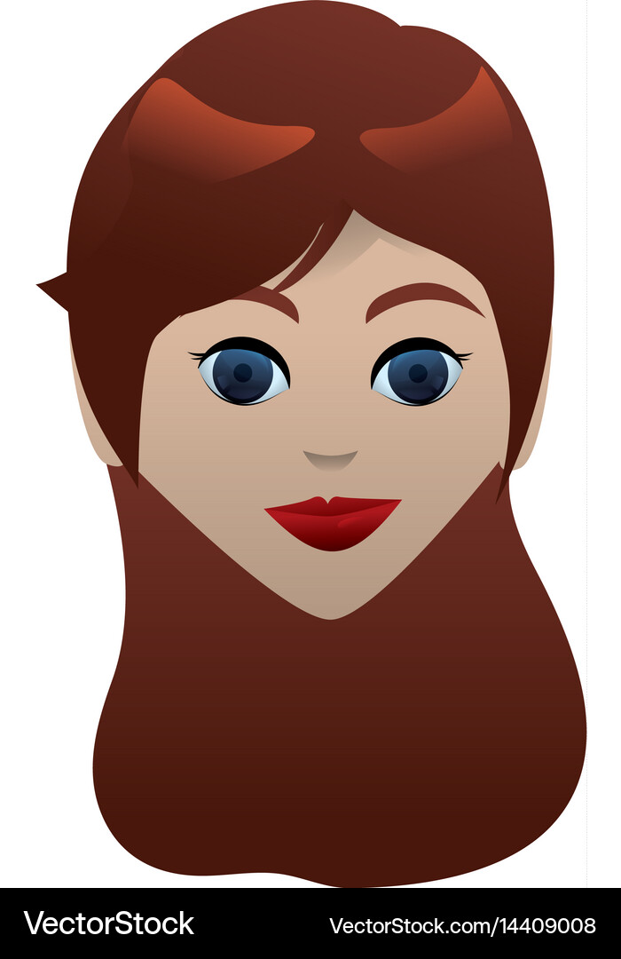 Female gender avatar Royalty Free Vector Image