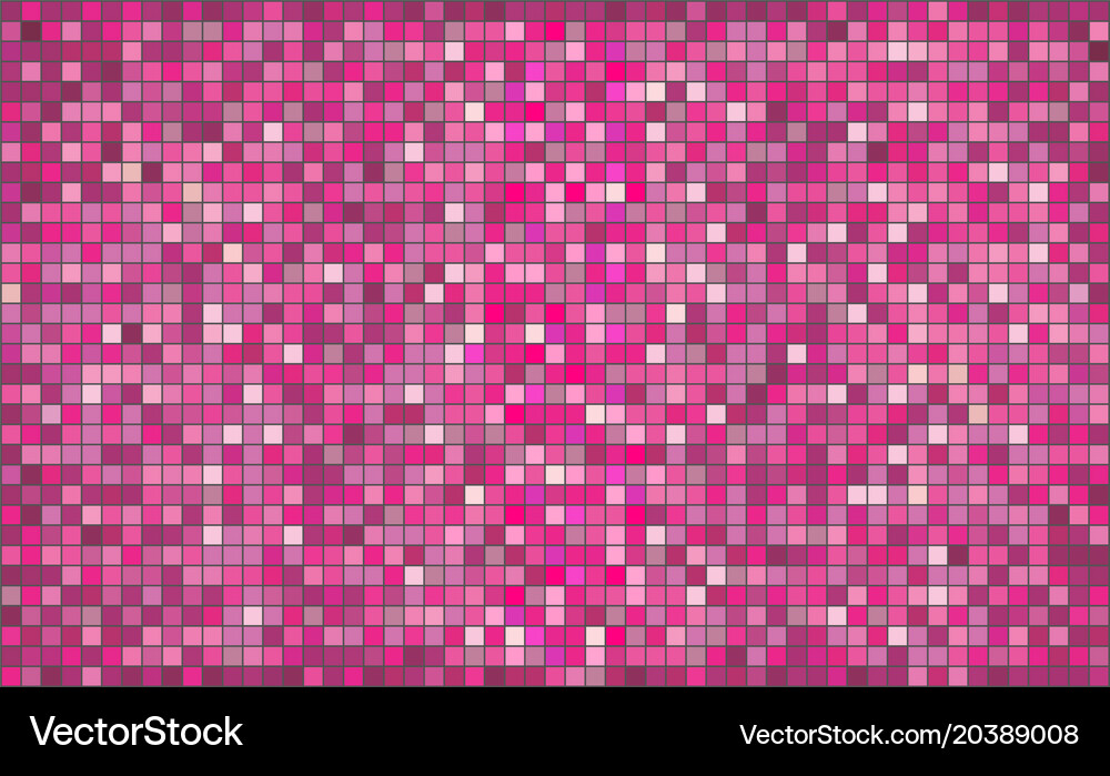Pink abstract mosaic background Royalty Free Vector Image