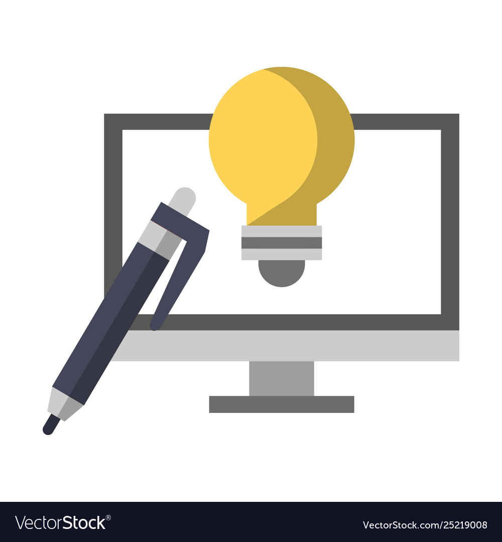 Technology software tools cartoon Royalty Free Vector Image