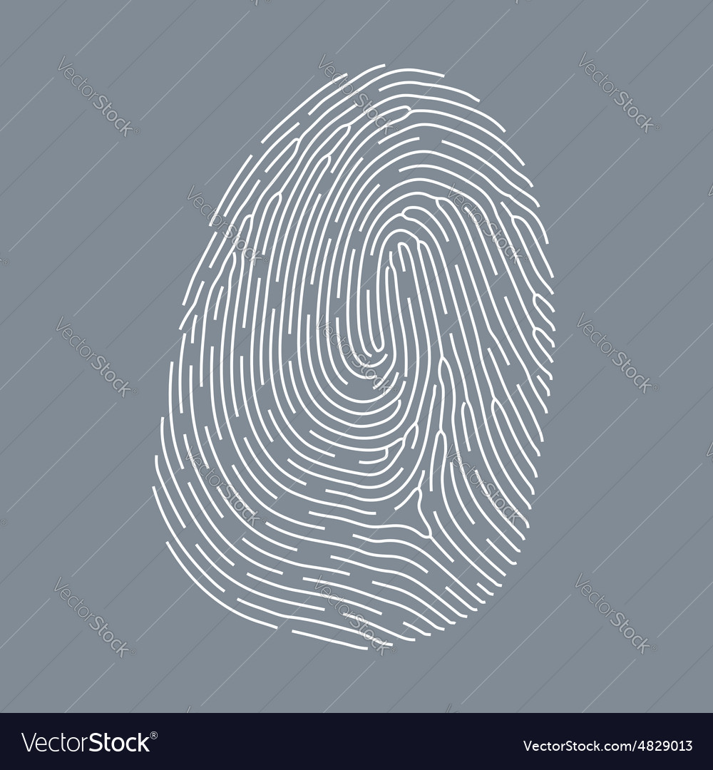 Fingerprint Royalty Free Vector Image - VectorStock