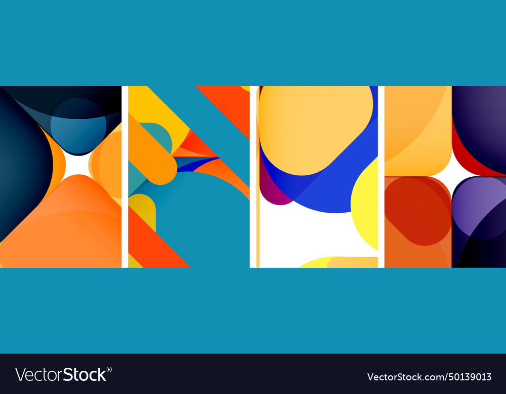 Geometric elements abstract backgrounds Royalty Free Vector
