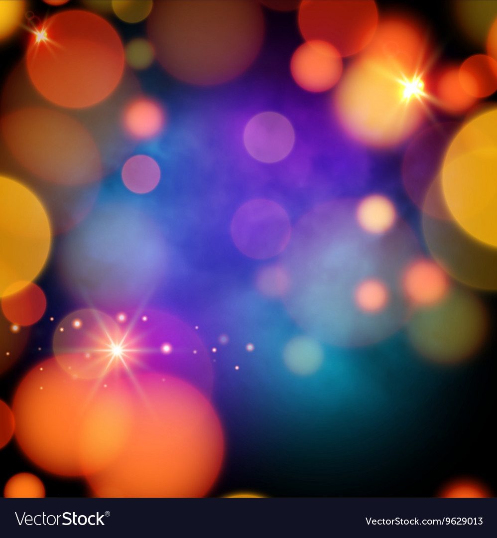 Magic background design magic lights Royalty Free Vector