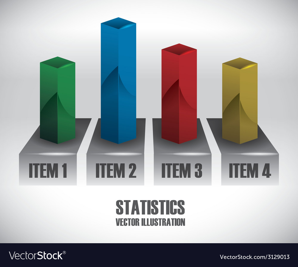 Statistics design Royalty Free Vector Image - VectorStock