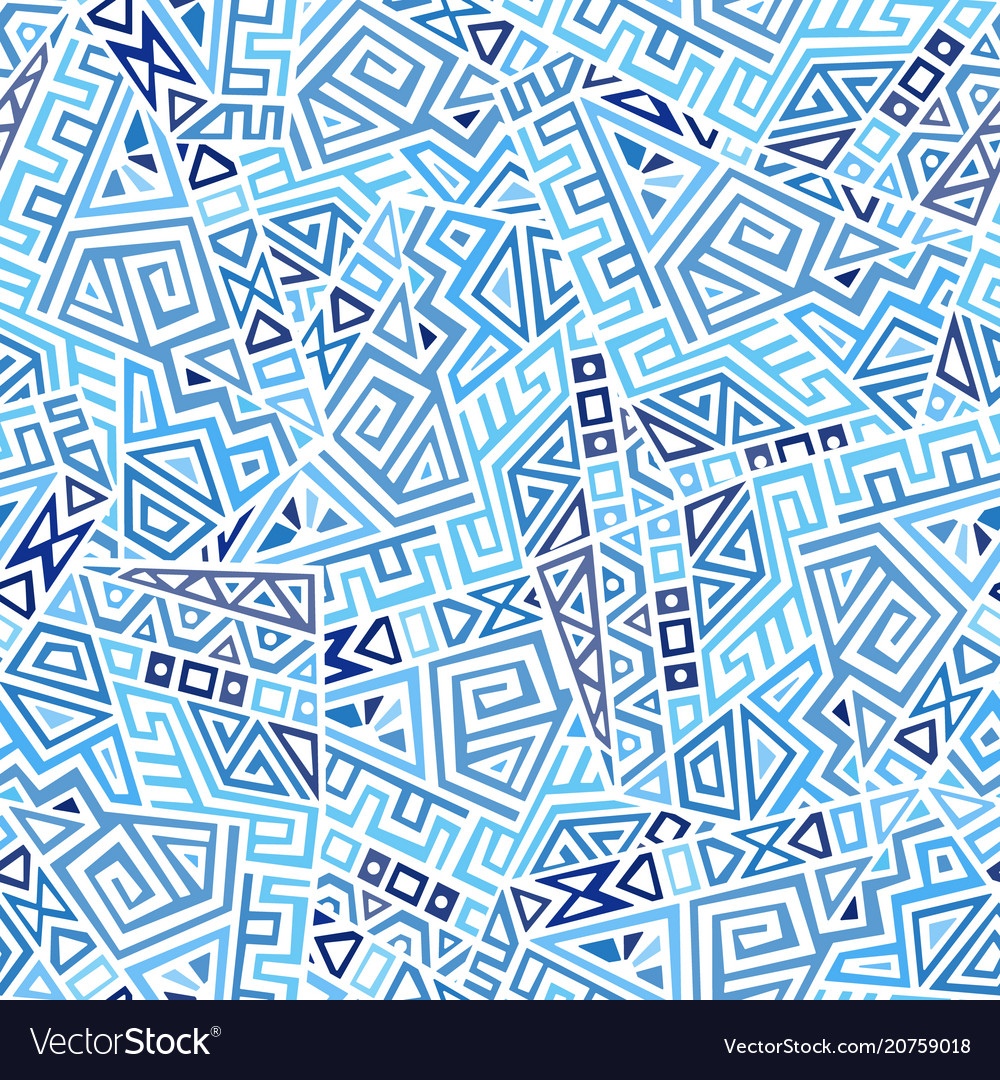 Creative seamless pattern Royalty Free Vector Image
