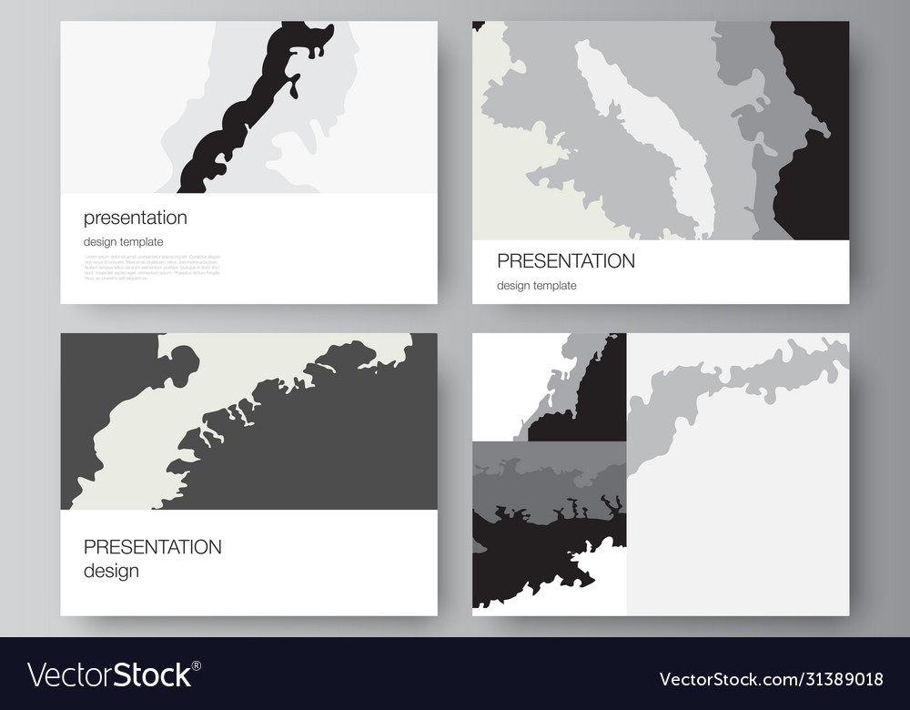 Layout presentation slides design Royalty Free Vector Image