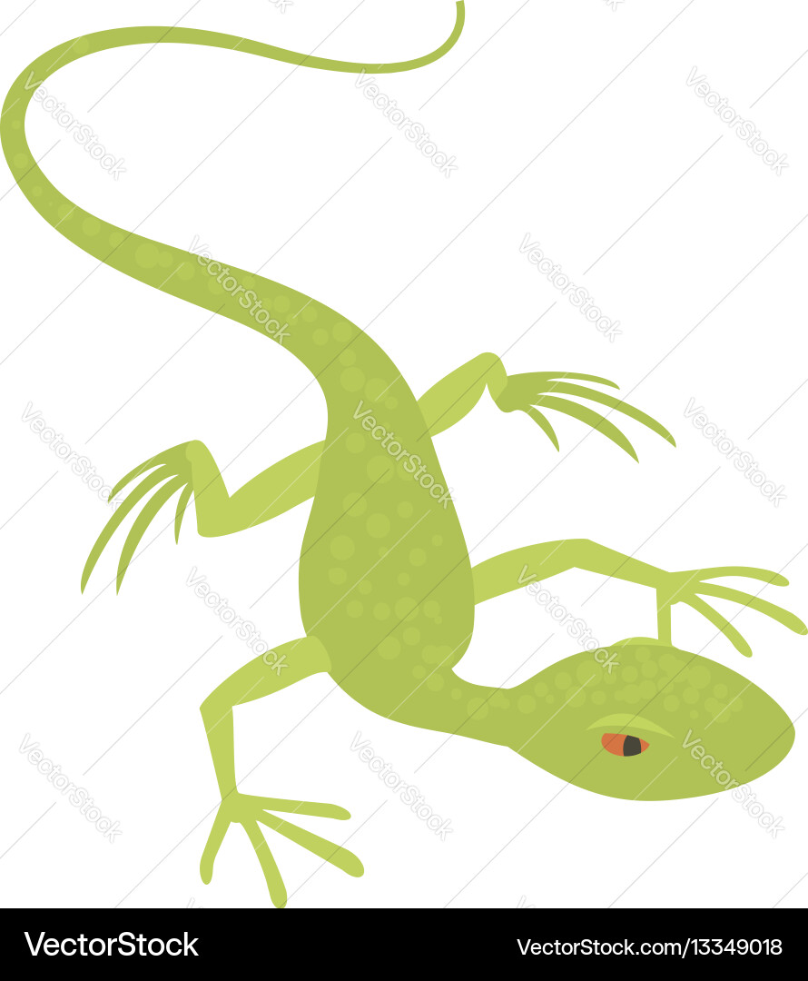 Little lizard icon cartoon style Royalty Free Vector Image