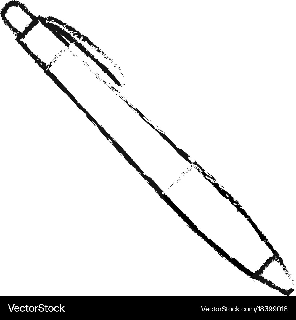 Pen template for your branding presentations Vector Image