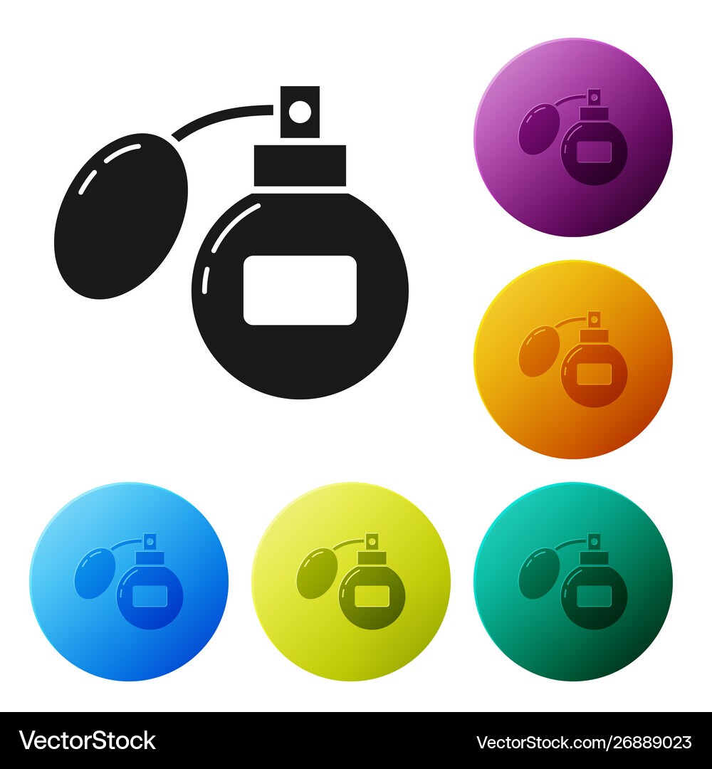 Black aftershave icon isolated on white background