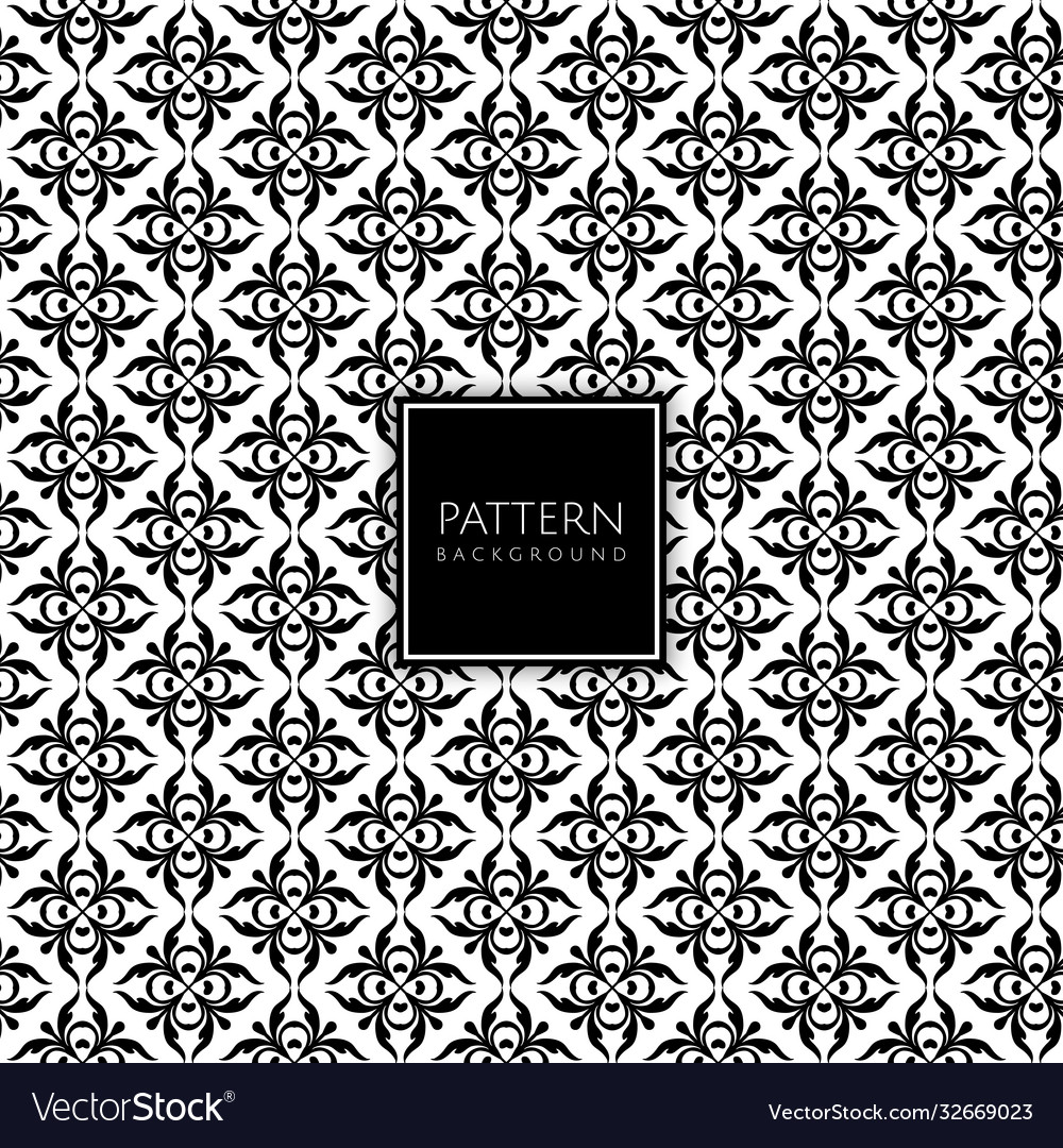 Seamless tile decorative pattern Royalty Free Vector Image