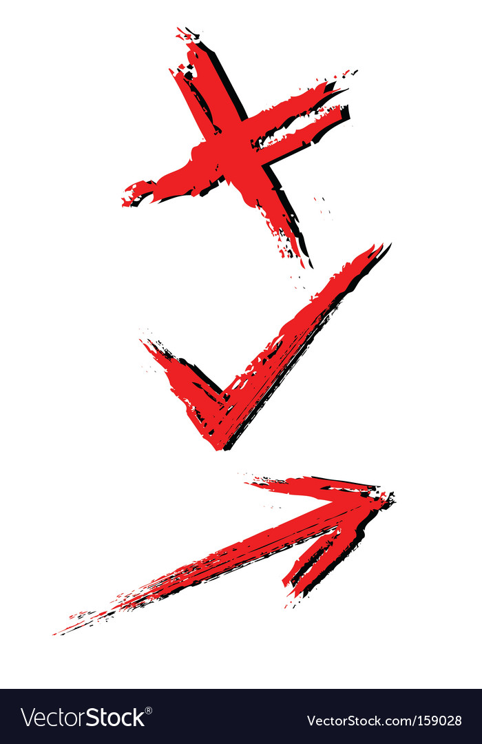 Marks Royalty Free Vector Image - VectorStock