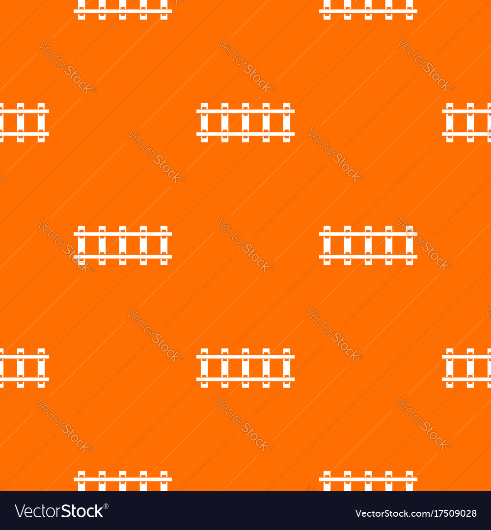 Railway pattern seamless Royalty Free Vector Image