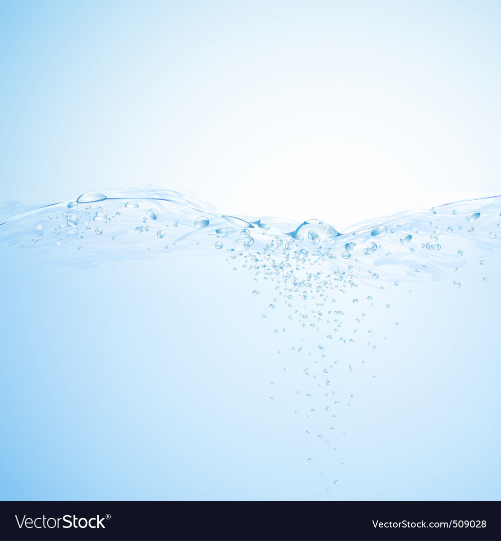 Water background Royalty Free Vector Image - VectorStock