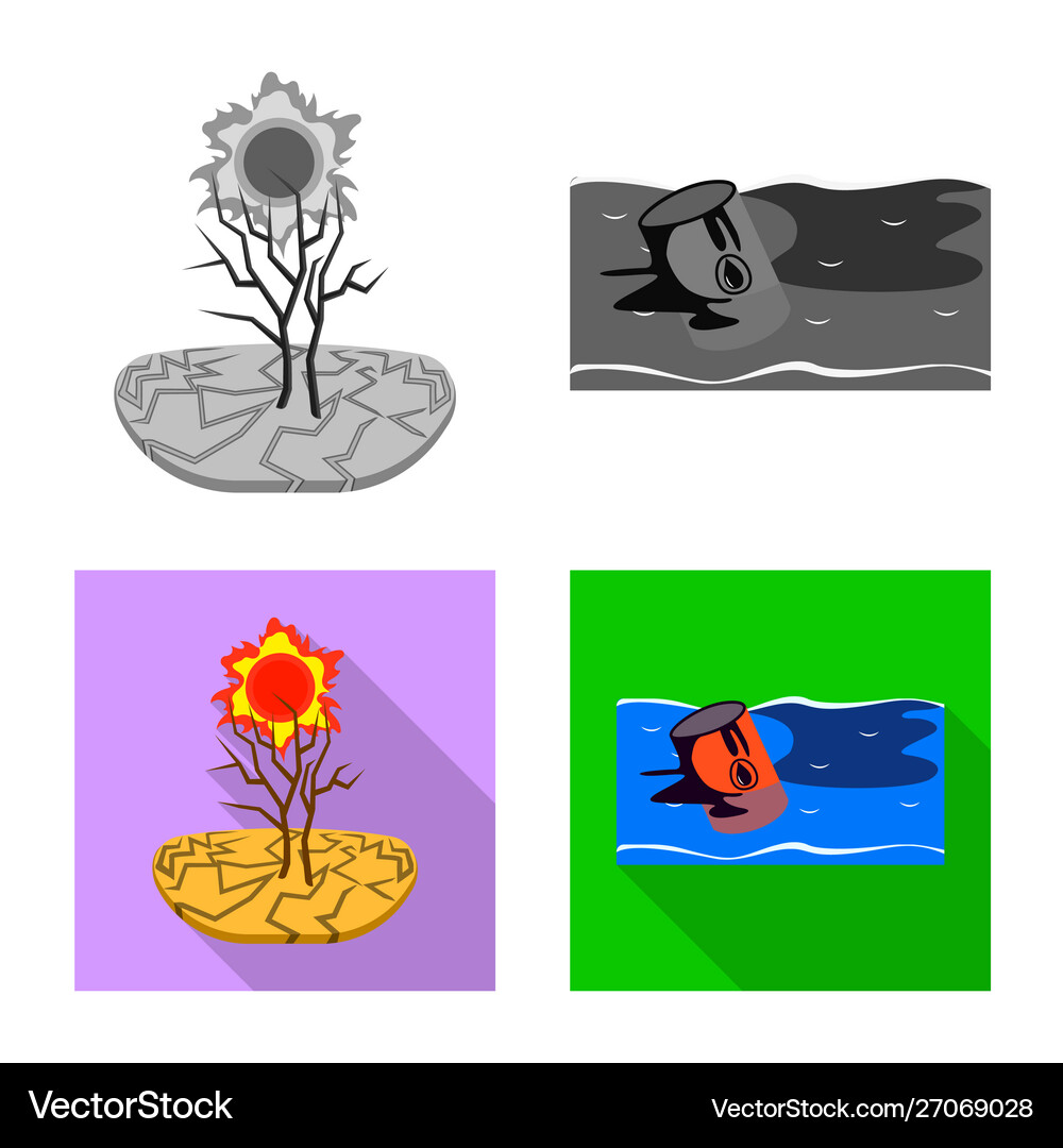 Weather and distress symbol Royalty Free Vector Image