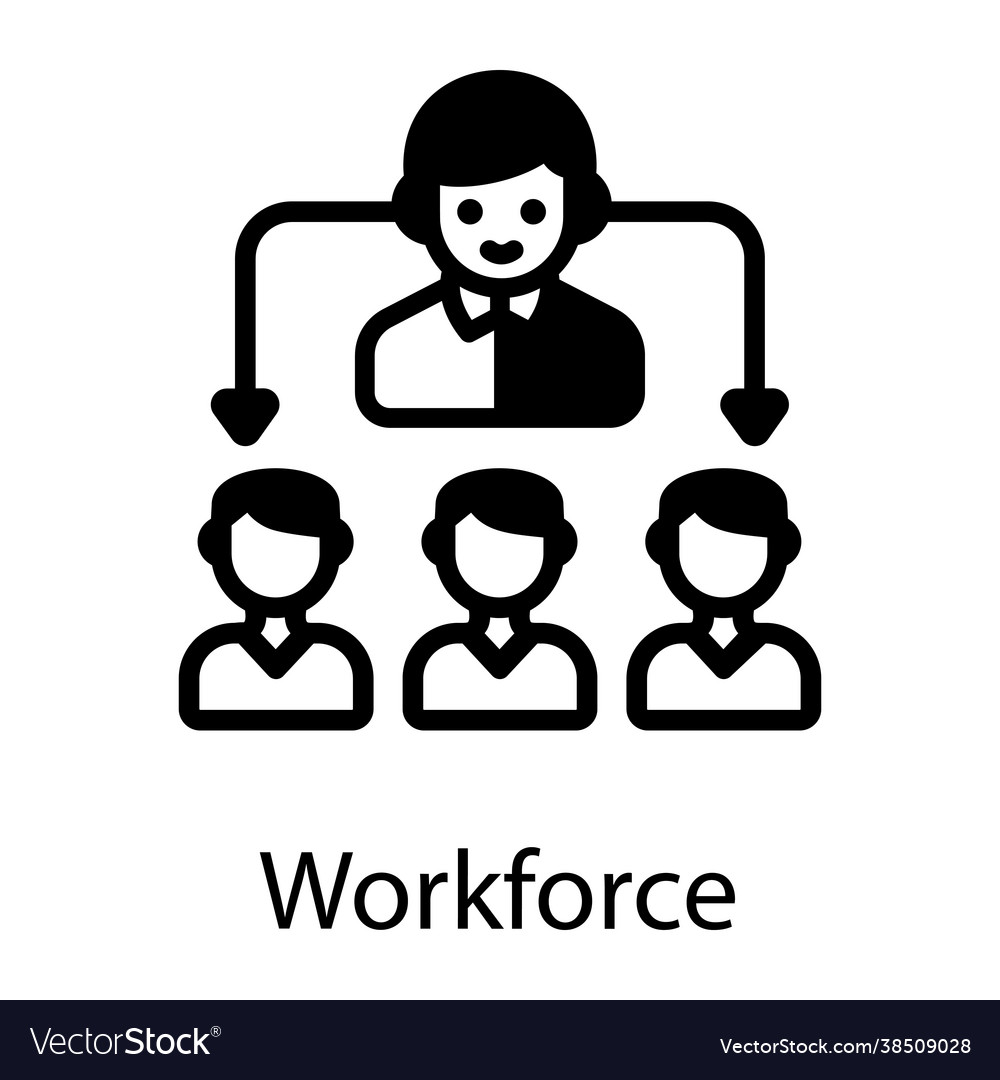 Workforce Royalty Free Vector Image - VectorStock