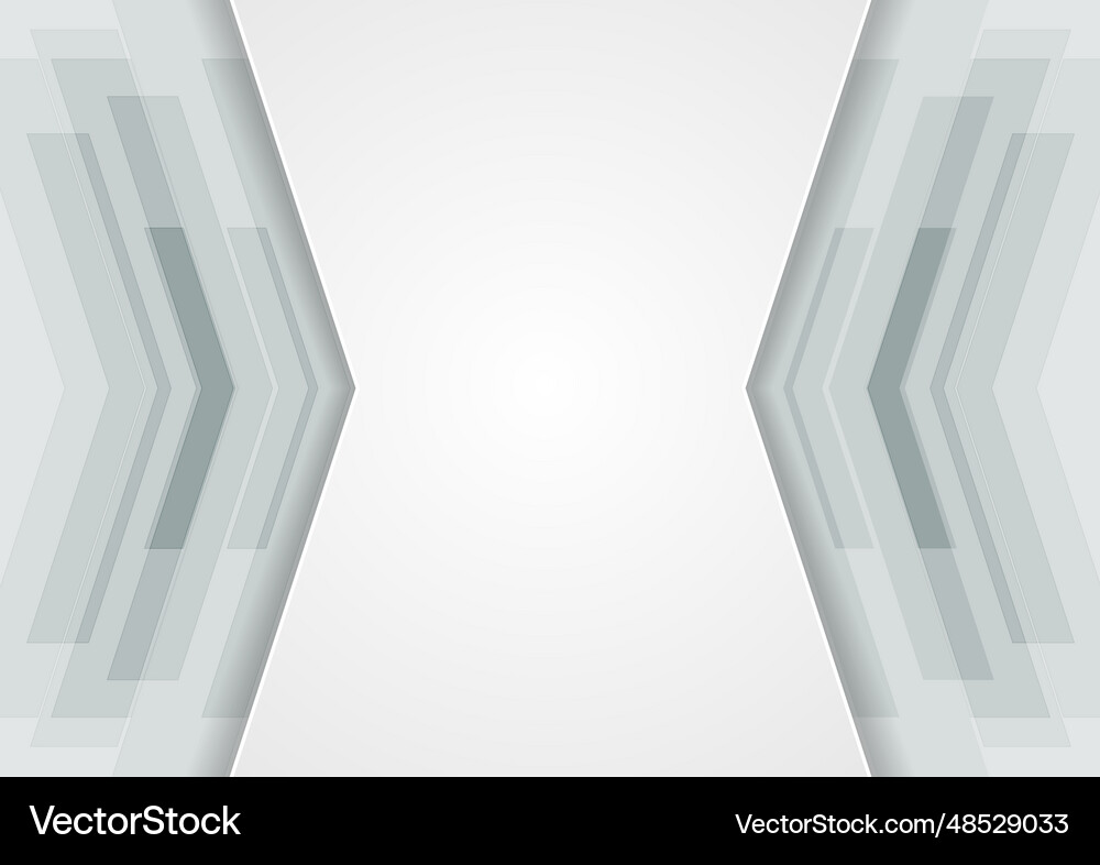 Abstract tech grey corporate background Royalty Free Vector