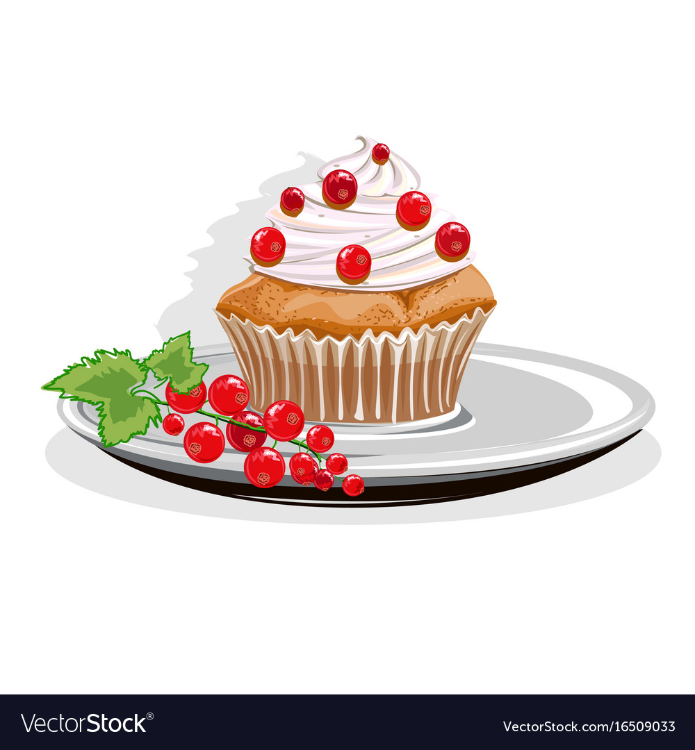 Cupcake Royalty Free Vector Image - VectorStock