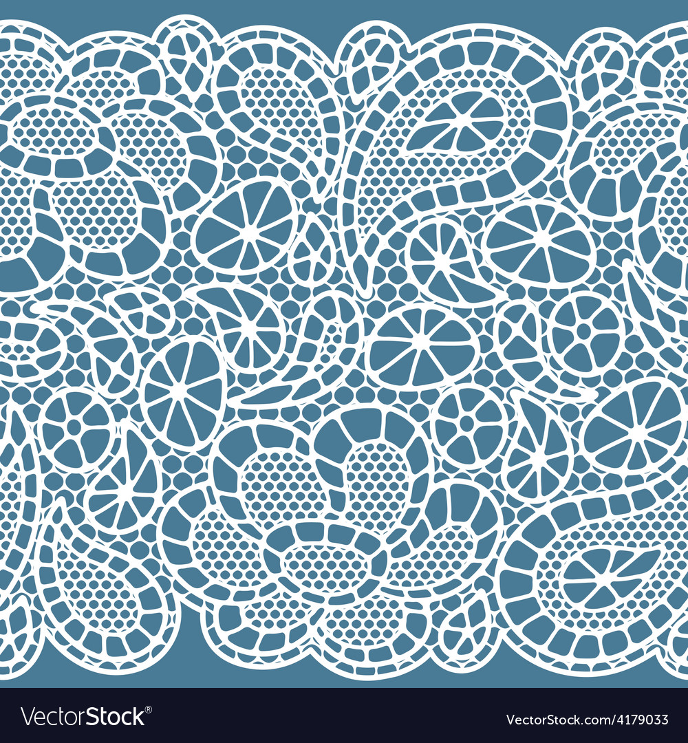 Seamless vintage fashion lace pattern Royalty Free Vector