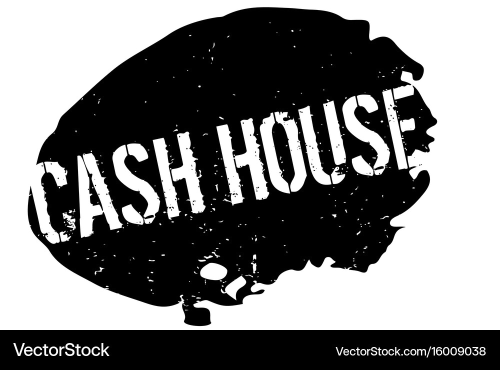 Cash house rubber stamp Royalty Free Vector Image