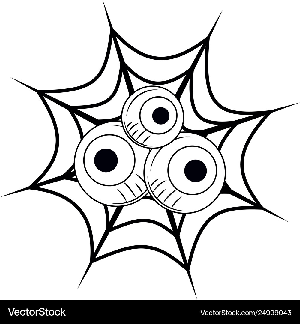 Halloween scary cartoon Royalty Free Vector Image