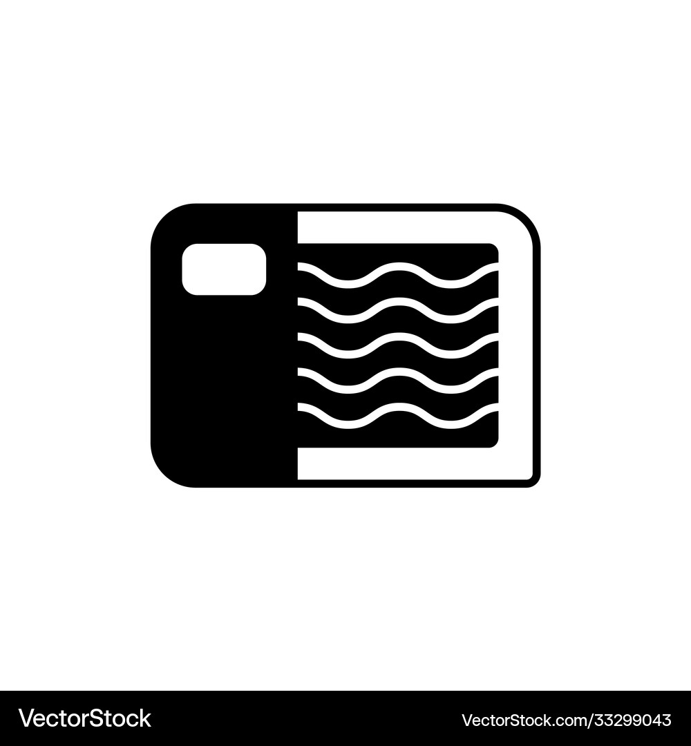 Minced meat silhouette icon ground-meatin Vector Image