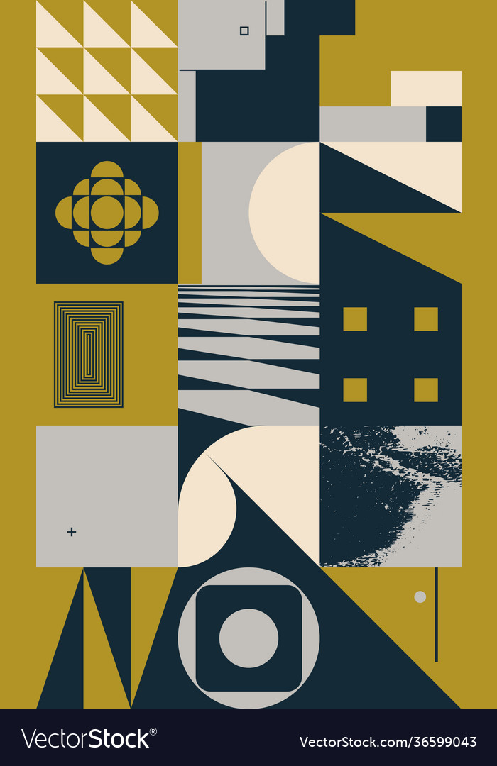 New retro pattern artwork design composition Vector Image