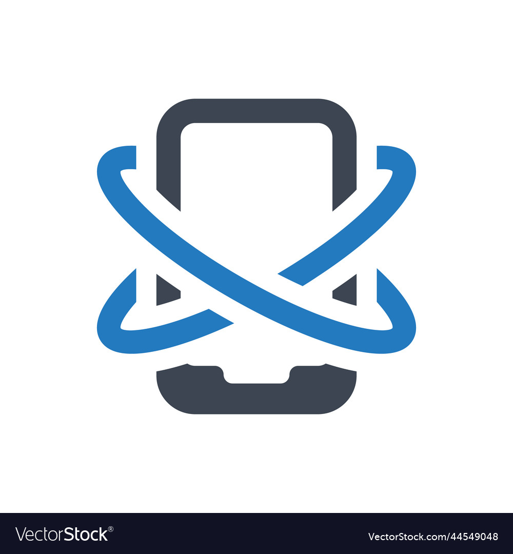 Mobile stabilization icon Royalty Free Vector Image