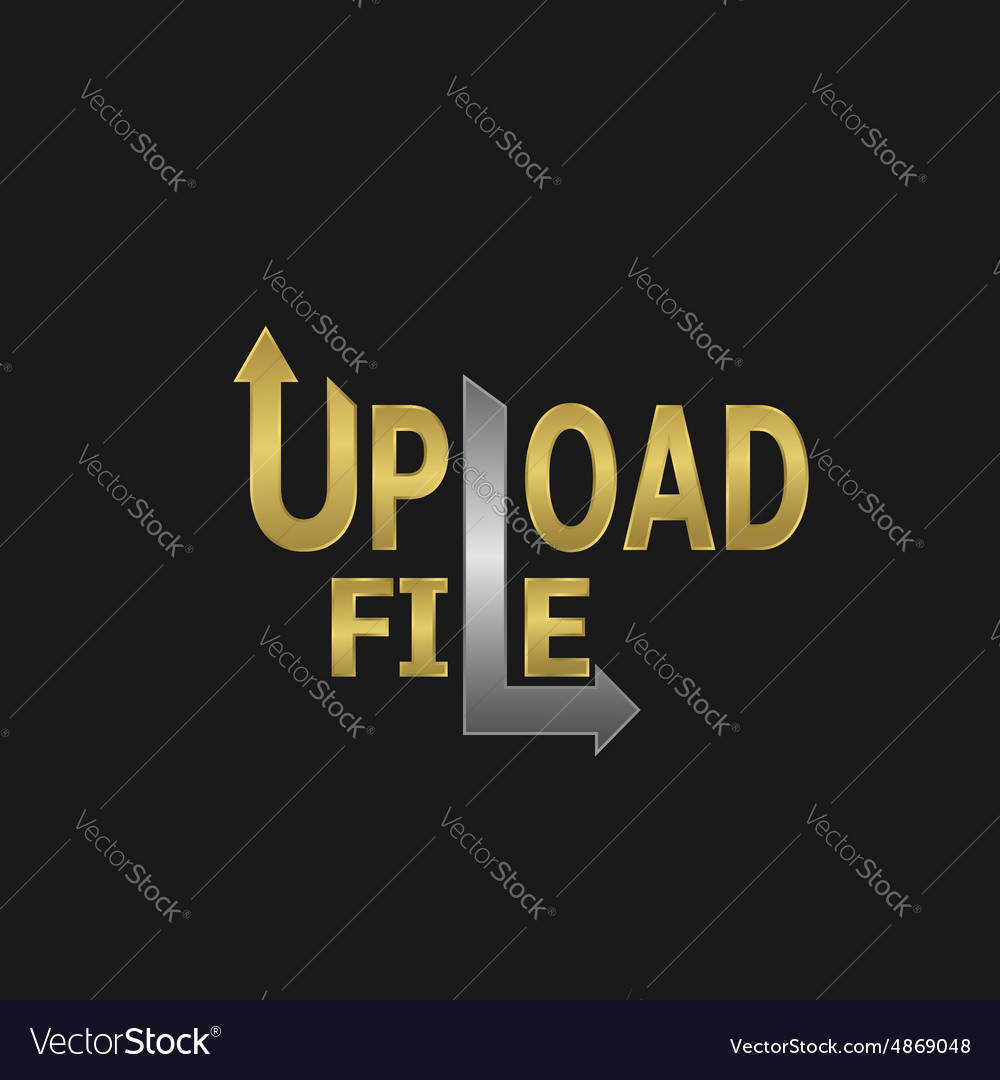Upload file Royalty Free Vector Image - VectorStock