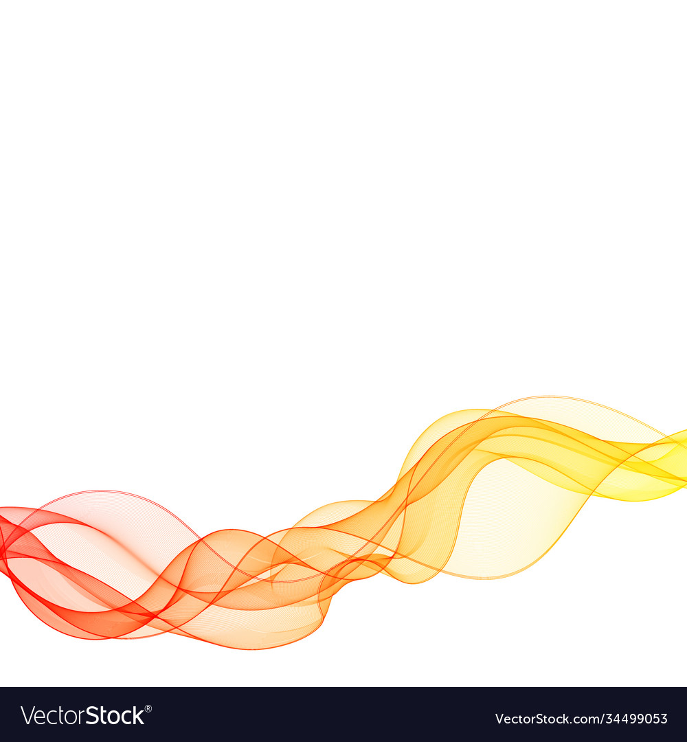 Abstract background with smooth color wave Vector Image