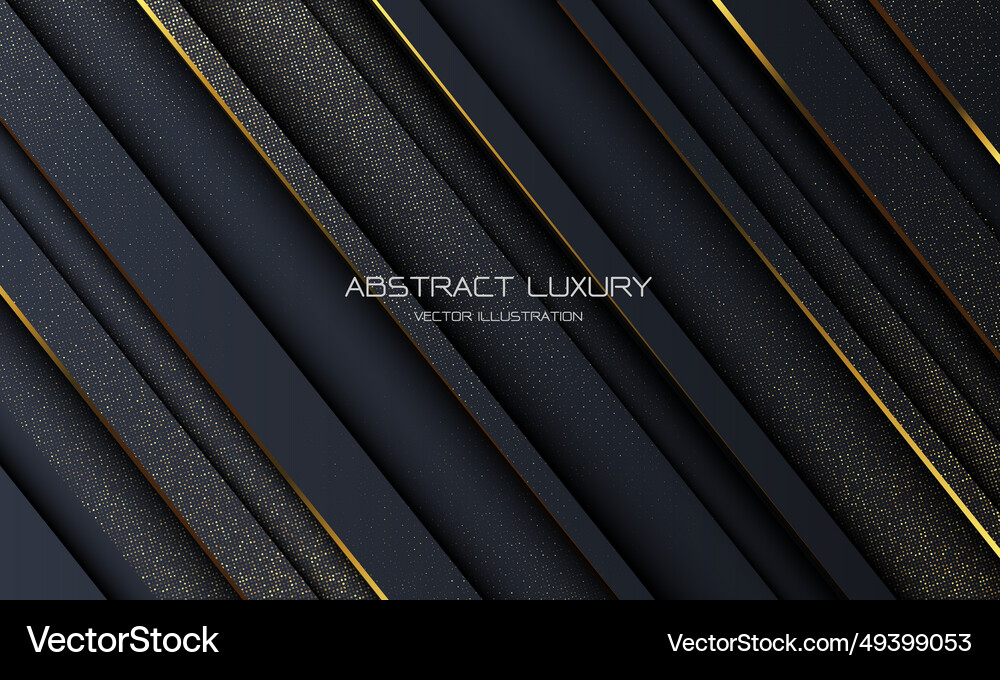 Abstract grey golden line slash dynamic geometric Vector Image